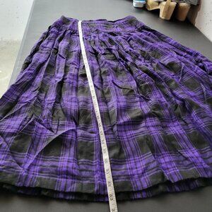 Sarah Elizabeth | Skirts | Vintage Sarah Elizabeth Plaid Button Front ...